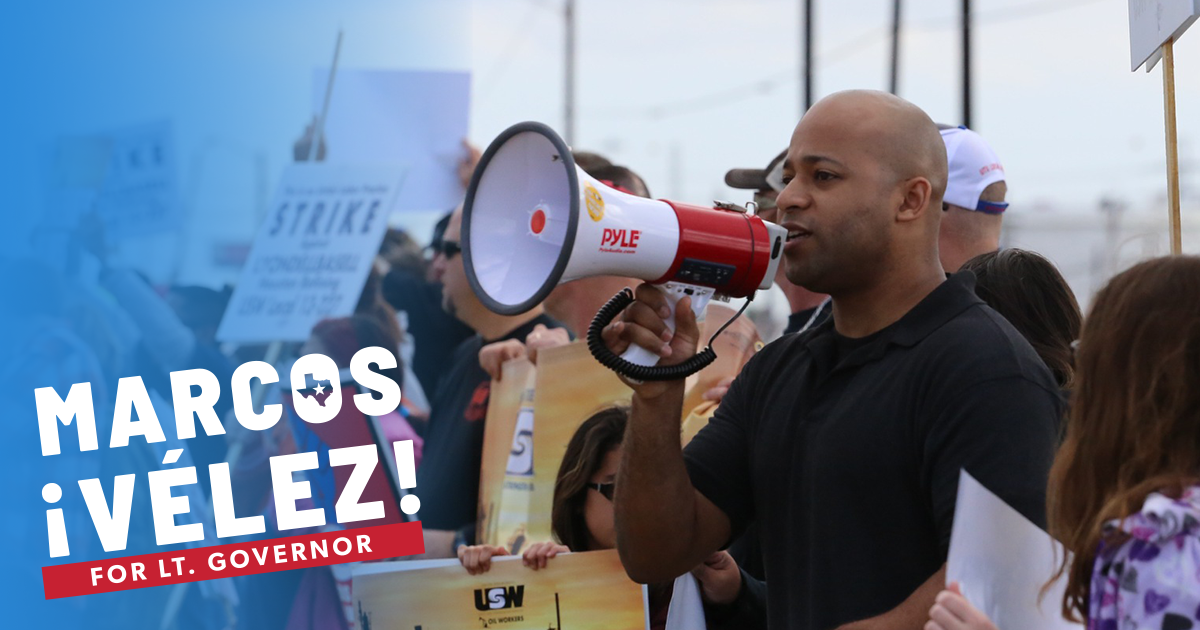Issues | Marcos Vélez for Lt. Governor of Texas